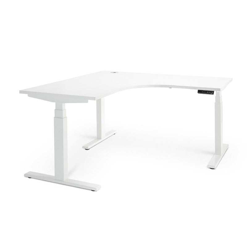 Enhance Electric Height Adjustable Corner Desk | Desk Adjustable Height ...